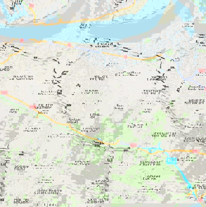Sustrans National Cycle Route Map
